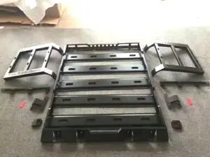 Diamond Roof Rack with Side Ladder for Jeep Wrangler JK JL - ESY4x4