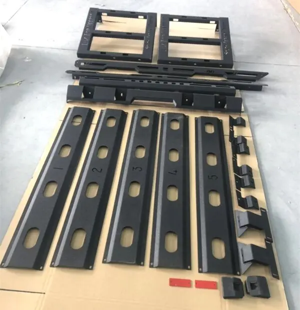 Diamond Roof Rack with Side Ladder for Jeep Wrangler JK JL - ESY4x4