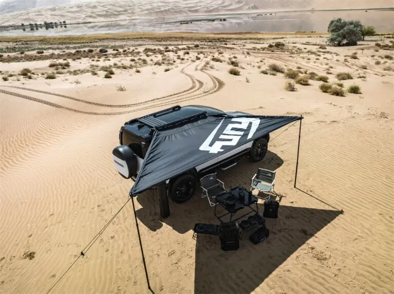 FURY Side Tent Canopy Tent for 4WD Land Rover Defender/Jeep Wrangler ...