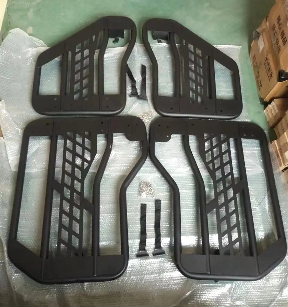 Leaf Tube Half Door with Side View Mirror for Jeep Wrangler JK/JL/JT 2 ...