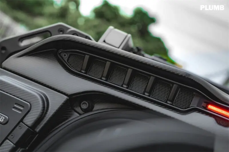 PLUMB Carbon Fiber Rear Spoiler Kit Tail Car Wings for Land Rover ...