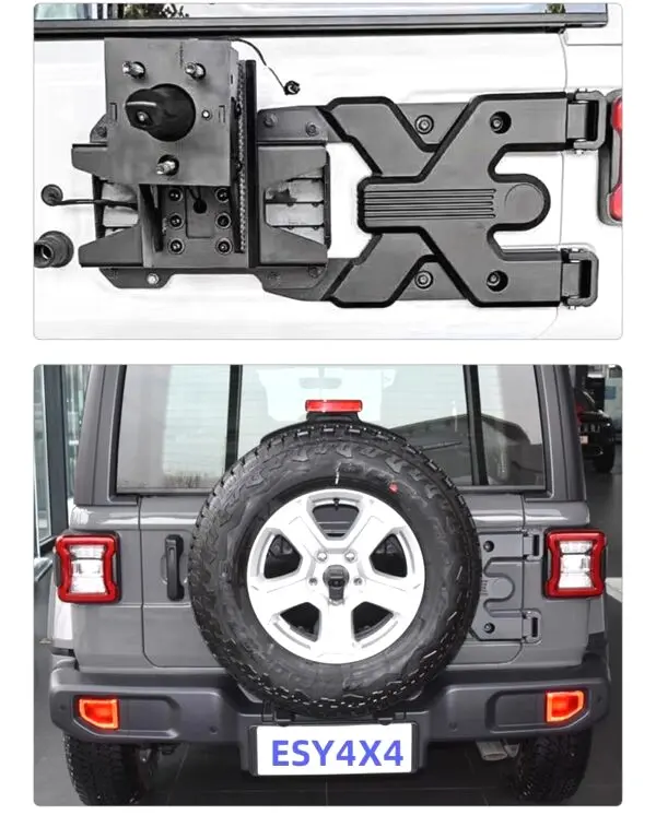 RR HD Tire Carrier Hinge Casting For Jeep Wrangler JL - ESY4x4