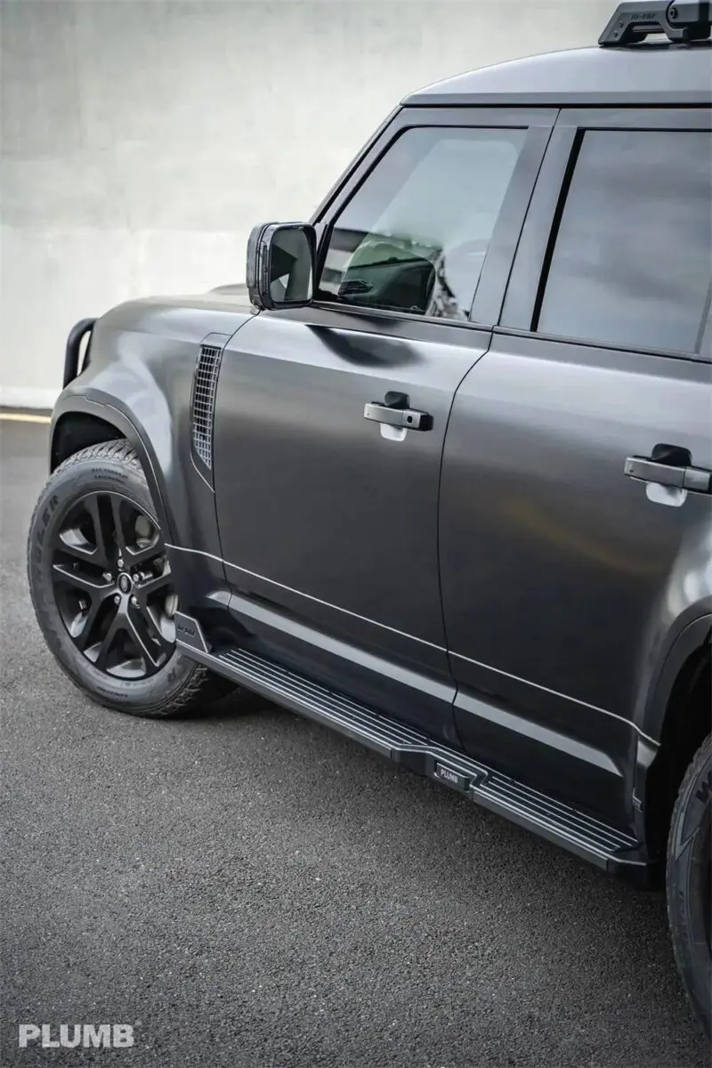 PLUMB Carbon Fiber Side Step Bar Running Board for Land Rover Defender ...