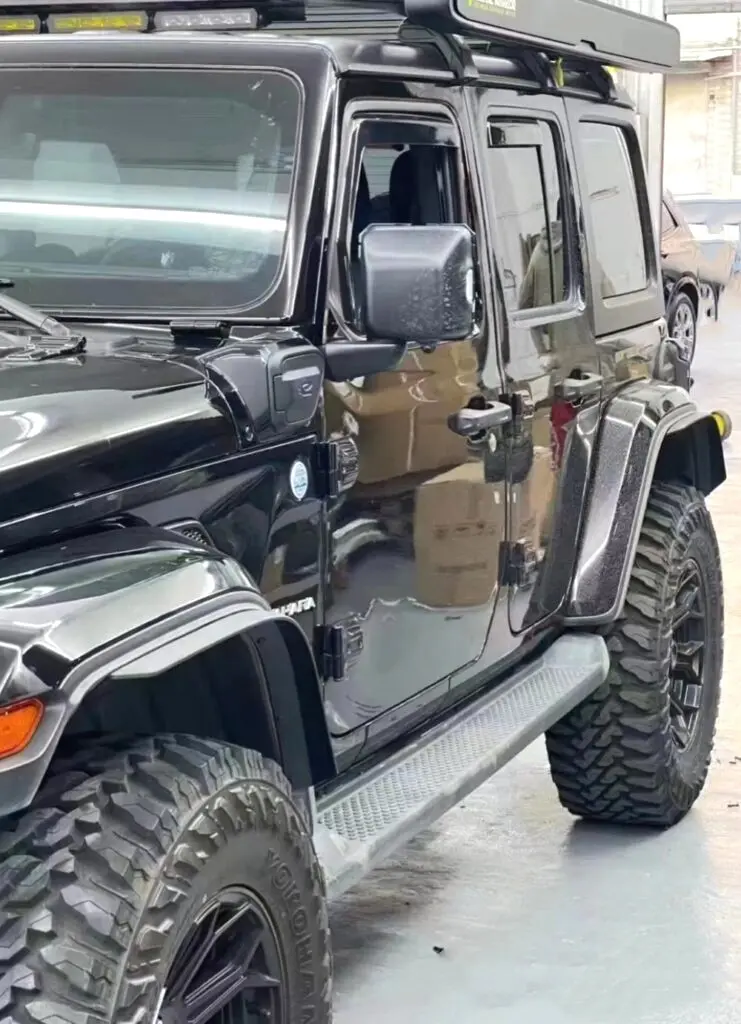Fender Flare Extension Fender Guard Wheel Eyebrow for Jeep Wrangler JL ...