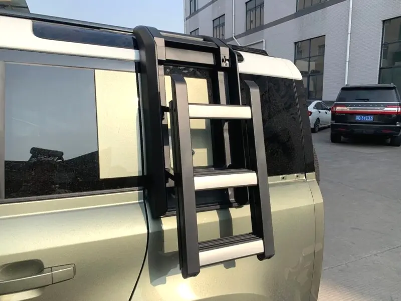 Defender Side Mount Ladder Rear Ladder for Land Rover Defender L663 90/ ...