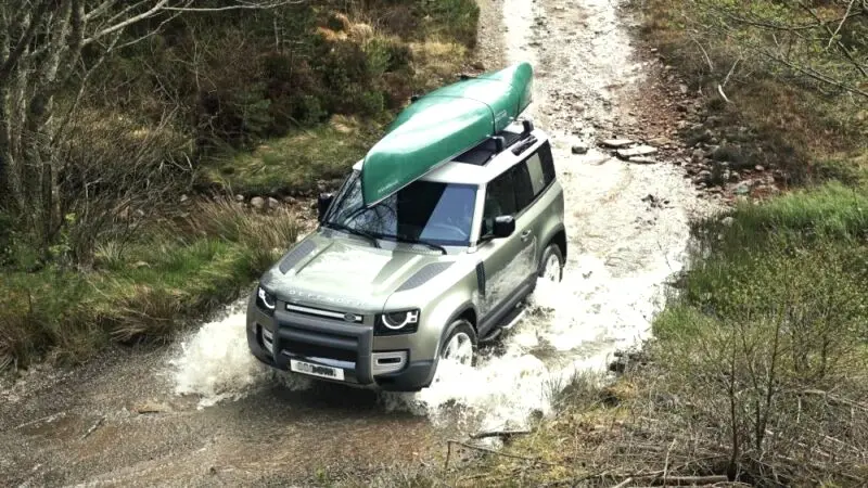 Defender Side Steps Nerf Bar Fits for Land Rover Defender 90 - ESY4x4