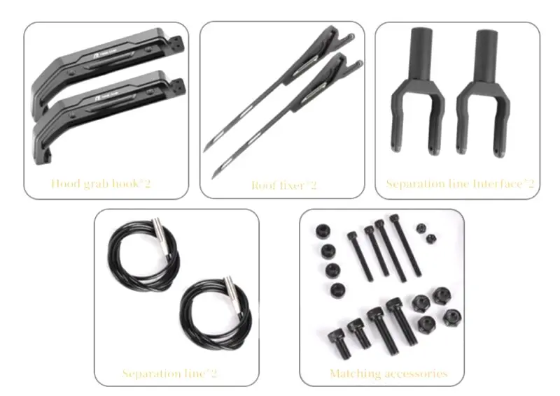 GWM Tank 300 Limb Riser Kit Branch Line Hood Protector for WEY TANK 300 ...