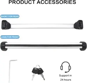Defender Roof Cross Bar Kit Luggage Rails for Land Rover Defender L663 ...