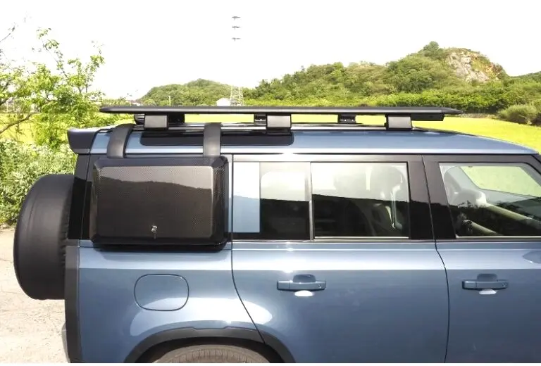 Defender Carbon Fiber Gear Box Side Mounted Lunch Box for Land Rover ...