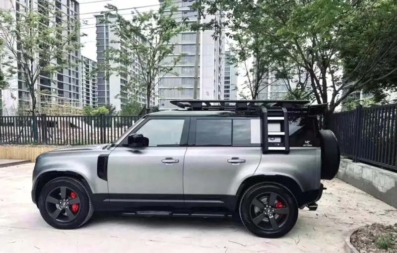 Land Rover Defender Rear Spoiler Double Layer Roof Trunk Spoiler Wing ...