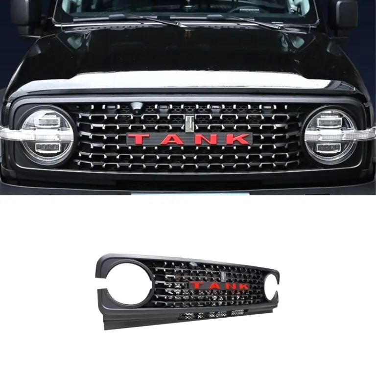 GWM Tank 300 Mesh Grille Defender Grille Face with Yellow Light for Wey ...
