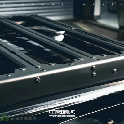 GWM Tank 300 Roof Rack Platform TOPFIRE Iron Cavalry Roof Luggage ...