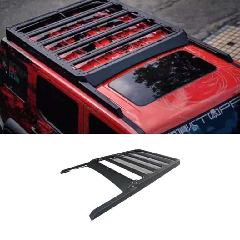 GWM Tank 300 Roof Rack Platform TOPFIRE Iron Cavalry Roof Luggage ...