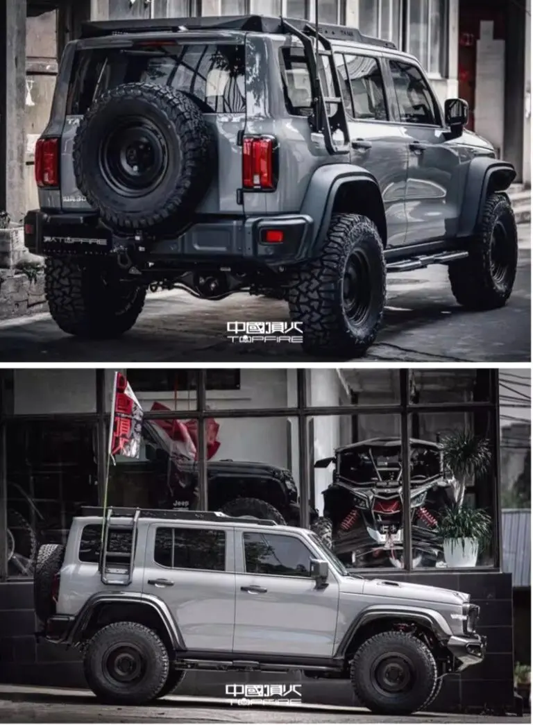 GWM Tank 300 Side Ladder TOPFIRE Iron Cavalry Side Climbing Mount ...