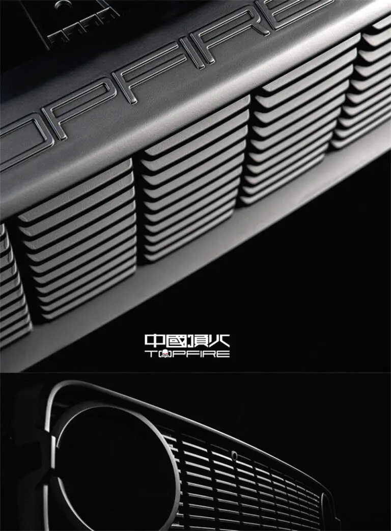 GWM Tank 300 Mesh Grille TOPFIRE Darkest Front Face Grille with Light ...