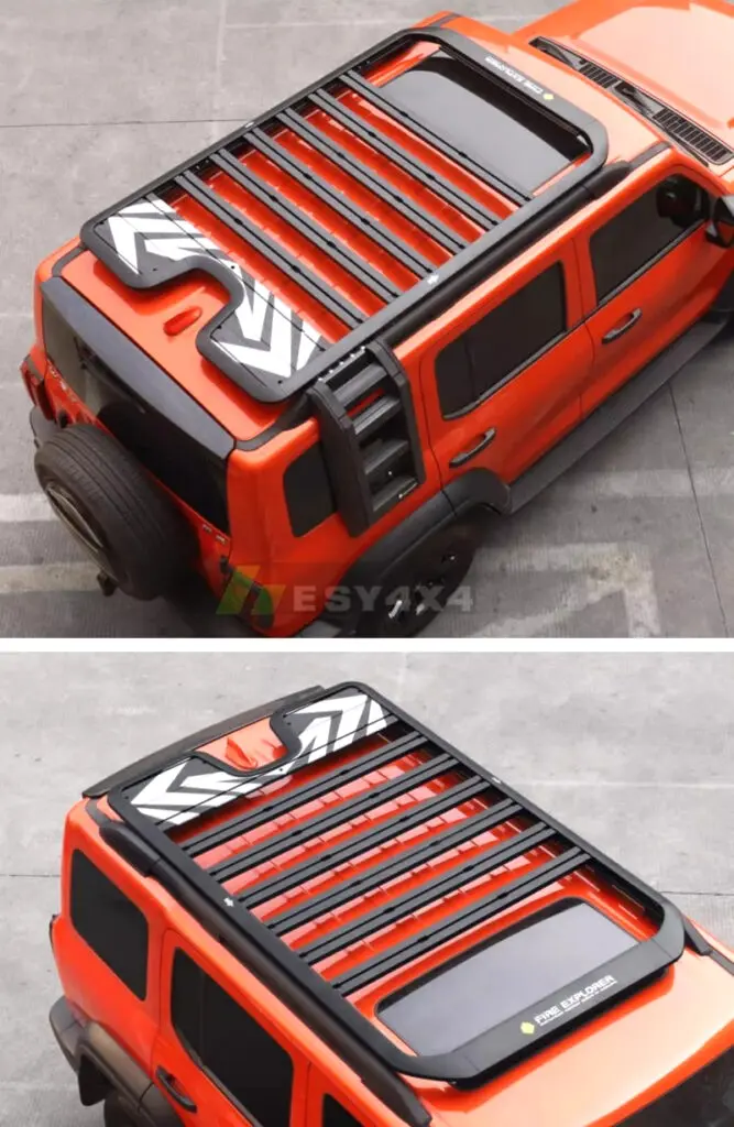 GWM Tank 300 Long Roof Rack Fire Explorer Type Luggage Carrier Platform ...