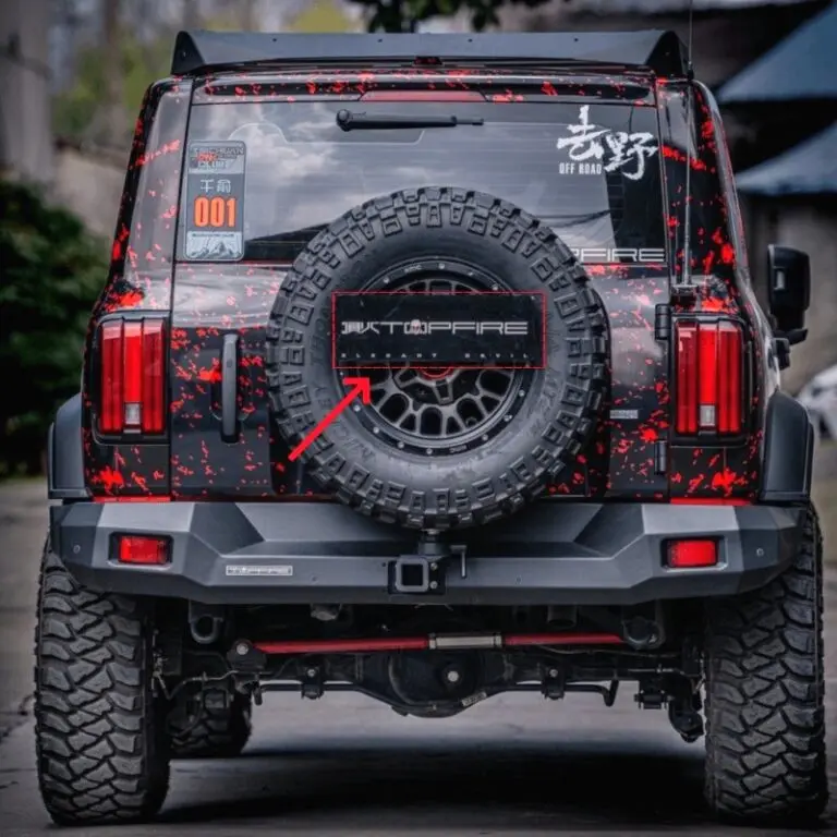 GWM Tank 300 Spare Tire License Plate Holder TOPFIRE License Bracket ...