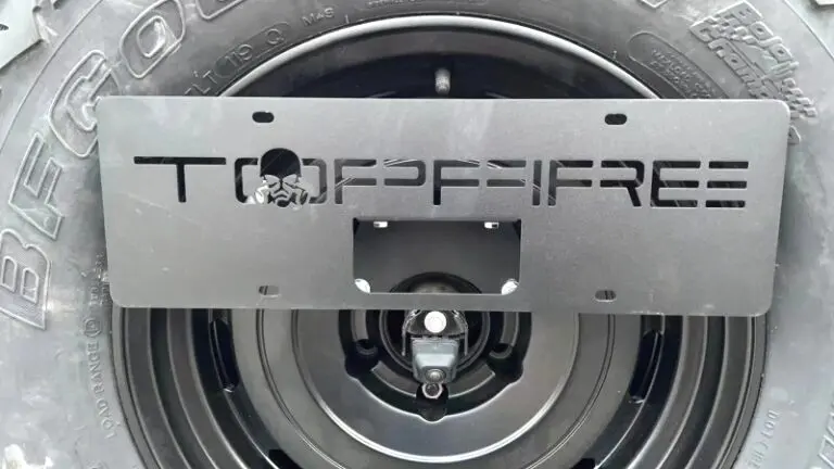 GWM Tank 300 Spare Tire License Plate Holder TOPFIRE License Bracket ...