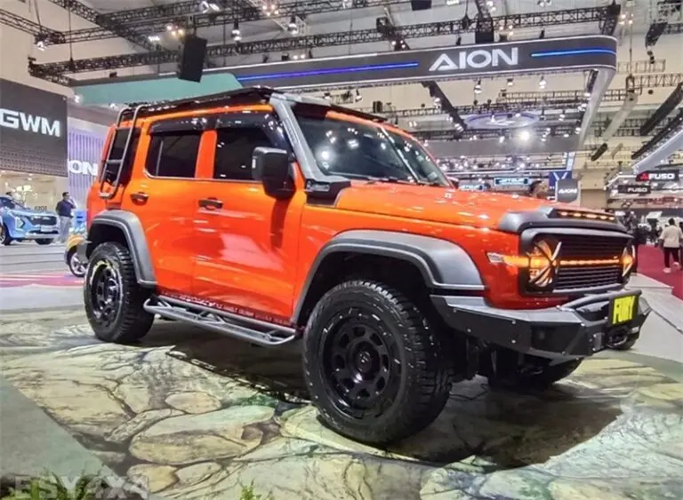 GWM Tank 300 Side Ladder TOPFIRE Side Climbing Mount with Flagpole ...