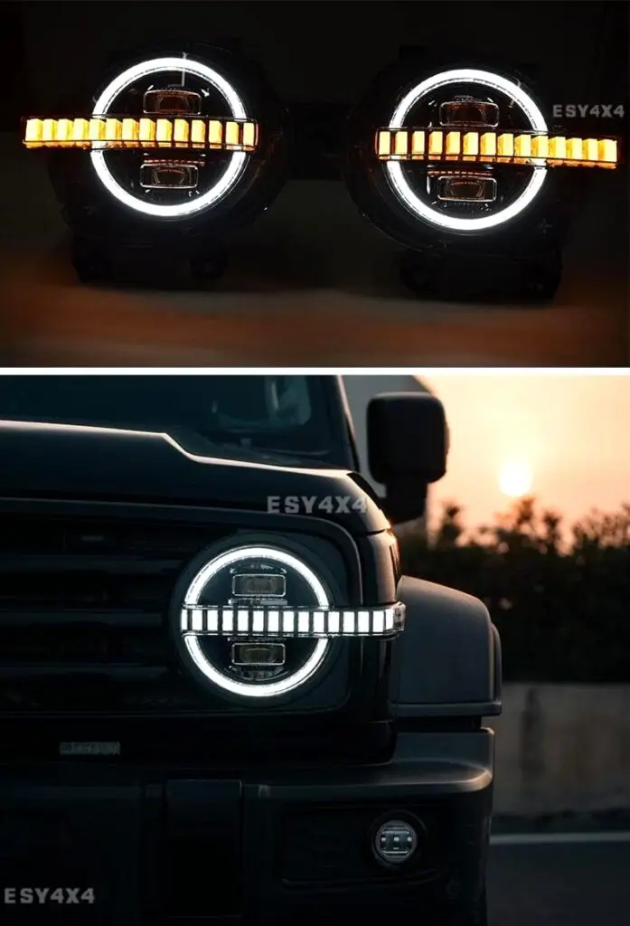 GWM Tank 300 HeadLights Bronco style Luban Head Lamps - ESY4x4