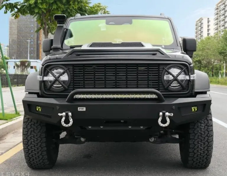 GWM Tank 300 MK Sharp Front Bumper with Single Light MEIKA Front Bar ...