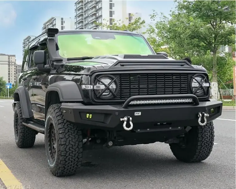 GWM Tank 300 MK Sharp Front Bumper with Single Light MEIKA Front Bar ...