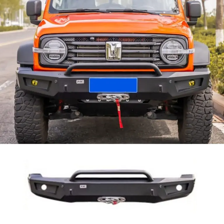 GWM Tank 300 MK Sharp Front Bumper with Single Light MEIKA Front Bar ...