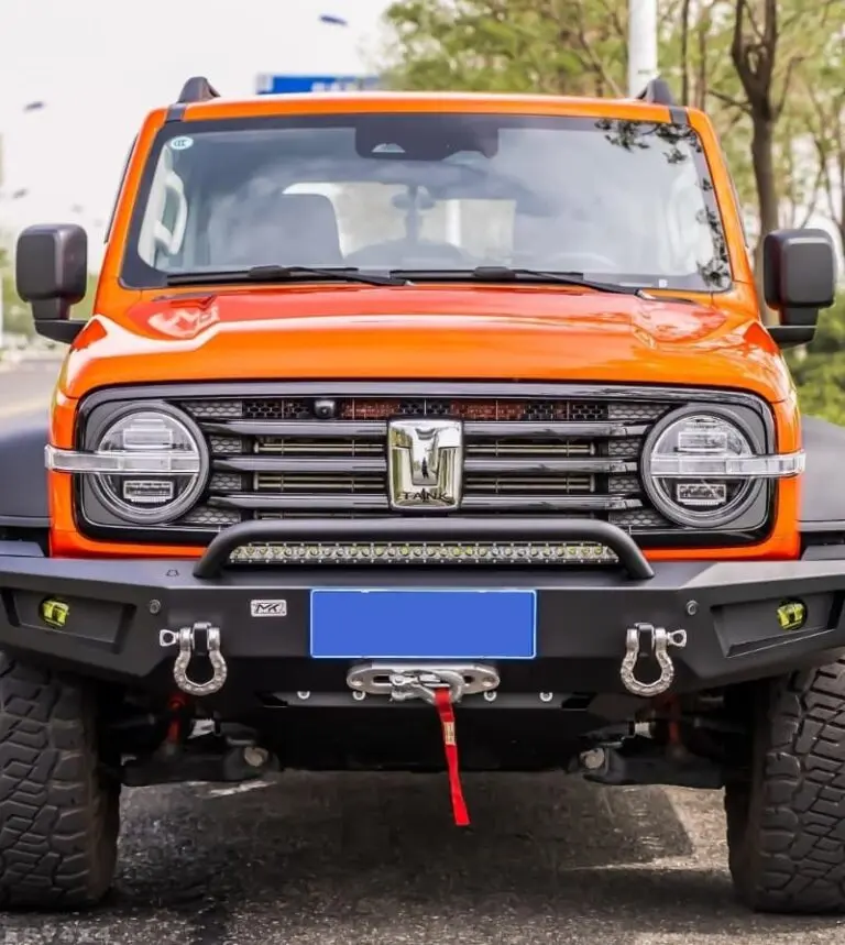 GWM Tank 300 MK Sharp Front Bumper with Single Light MEIKA Front Bar ...